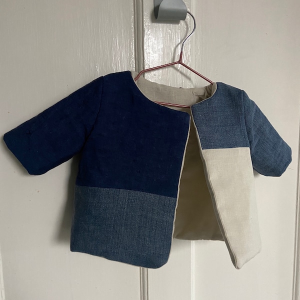 Quilted Baby Jacket Sewing Pattern: Reversible Hooded Design (PDF ...