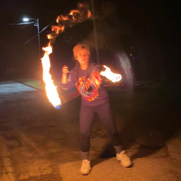 Contact Fire Levitation Wand - Hoopy Frood's "doubley Wicked Wand" - 27 ...