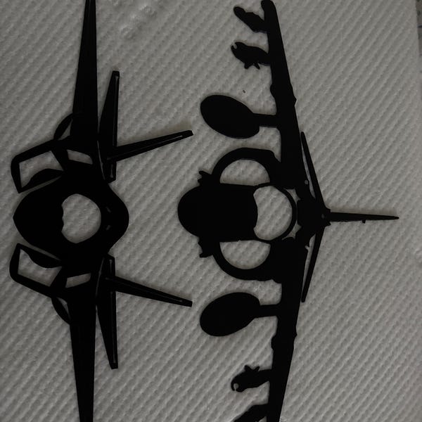 F-35 Lightning Metal Sign Cutout - Powder Coated Metal F35 Fighter Jet ...