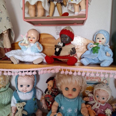 M. Vintage Antique Miniature Dolls, Celluloid,plastic,rubber, Baby ...