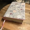 Wrap-around Book Cover Book Sleeve Padded Book Cover Fabric - Etsy