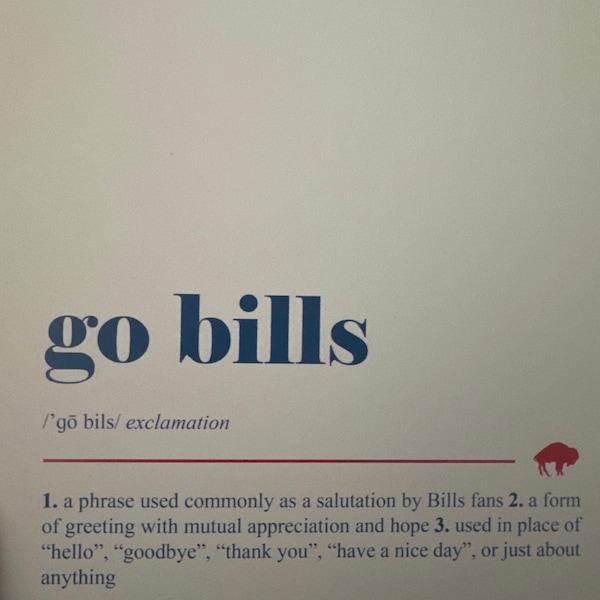 In My Bills Era, in My Buffalo Bills Era, Buffalo Bills Wall Art ...