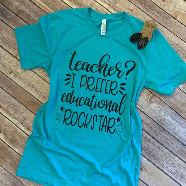 Teacher I Prefer Educational Rockstar Svg Educational Rockstar Svg ...