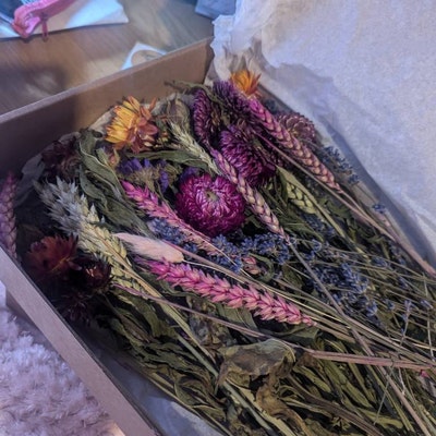 Dried Flowers in A Box Dried Flower Assortment Dried Flower Mix ...