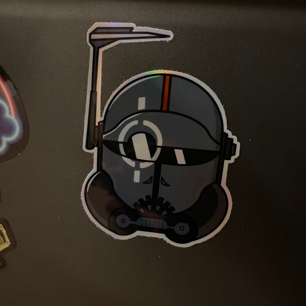 Star Wars Bad Batch Holographic Vinyl Stickers (laptops//party Favors ...