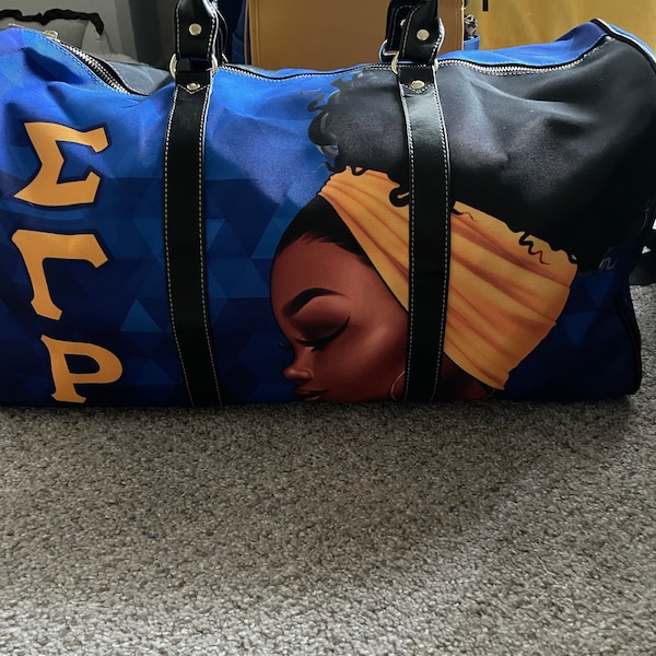 Sigma Gamma Rho Sorority Duffel Bag, Sgrho, HBCU Crossing Season ...