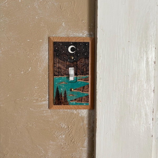 Whimsical Wood House Number Sign House Number With Mushrooms Custom ...