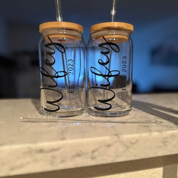 Mr. and Mrs. Cups, Hubby and Wifey Cups, Personalized Wedding Gift ...