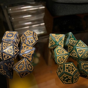 Under the Sea Tide Pool Dnd Dice Set Perfect Gift for Fans of Dungeons ...