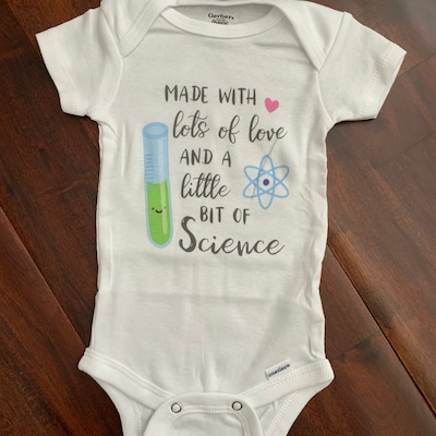 IVF Onesie® Made With Love and Science Onesie® Cute in Vitro ...