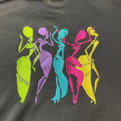 Native African Dancers 02 Machine Embroidery Design /UPDATED / 5 Sizes ...