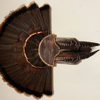 Rustic Turkey Fan Plaque - Etsy