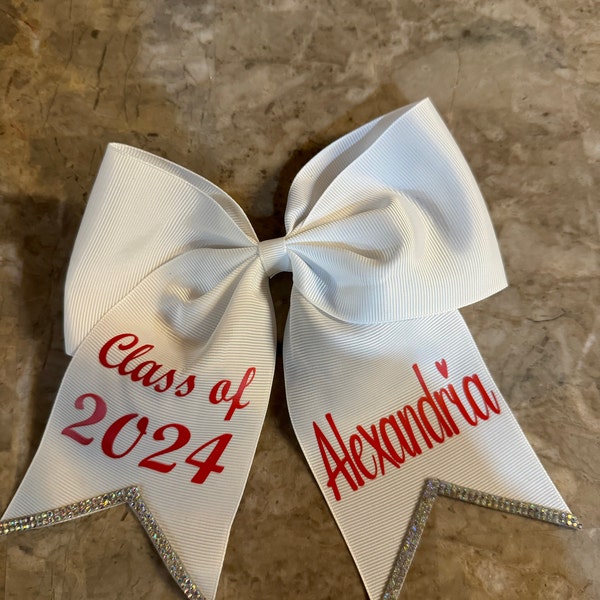 Bow for Graduation, Bow Personalized - Etsy