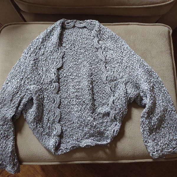 Silver Shrug, Wedding Shrug, Silver Bolero, Bridal Shoulders Cover ...