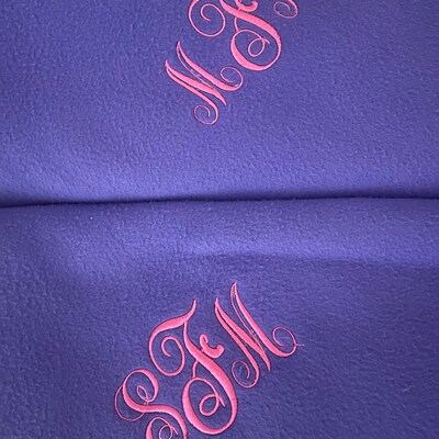 SALE Interlocking Monogram Embroidery Font 4 Sizes Machine BX ...