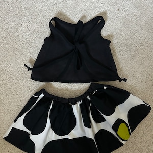 Tie Back Top Pattern. Open Back Crop Top GAJA. Simple but Original Top ...