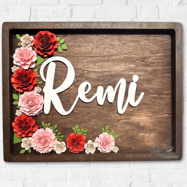 Wooden Name Signs Wooden Letters Personalized Wood Design Laser Cut Out ...