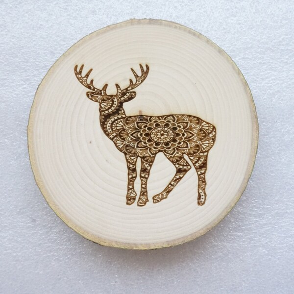 Deers Mandala SVG, Mama and Baby Deer Mandala, Mandala Stag SVG Files ...