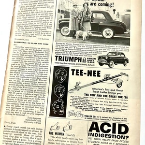 1951 MENGEL FURNITURE Bedroom Dresser Bed Vintage Print Ad - Etsy