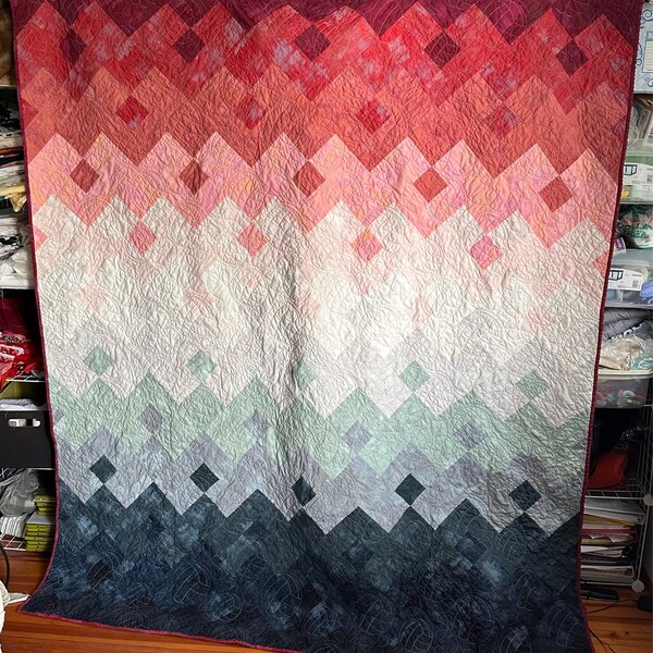 Diamond Tides Quilt Pattern - Etsy Canada