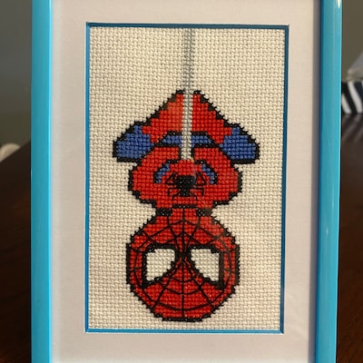 MARVEL SPIDERMAN Super Hero Cross Stitch Pattern, PDF Format, Instant ...