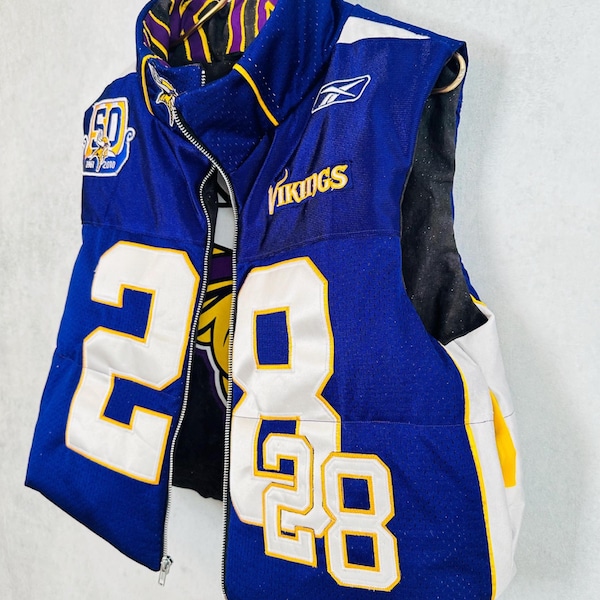 Custom Puffer Vest, Jersey, Game Day, Pro, College, Football, High ...