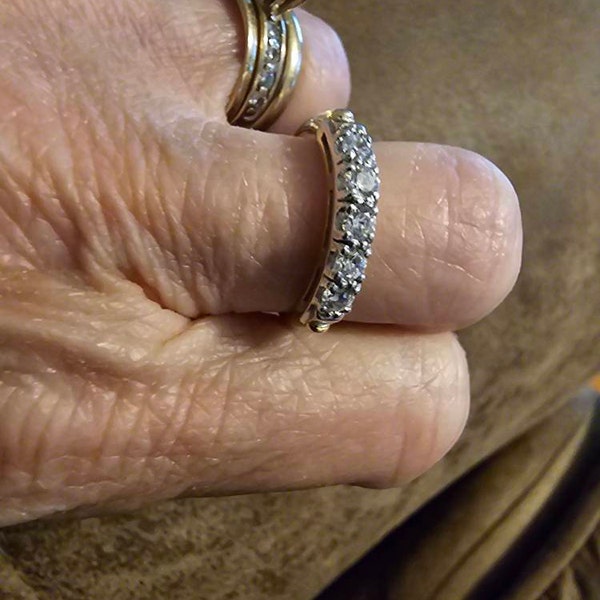 2 Cts Diamond Vintage Art Deco Bridal Set Engagement Ring 935 Argentium ...