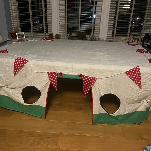 Tablecloth Playhouse, Play Tent, Party Tablecloth, Playhouse, Outdoor ...