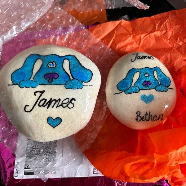 Hand Painted Custom Ordered Pebbles, - Etsy