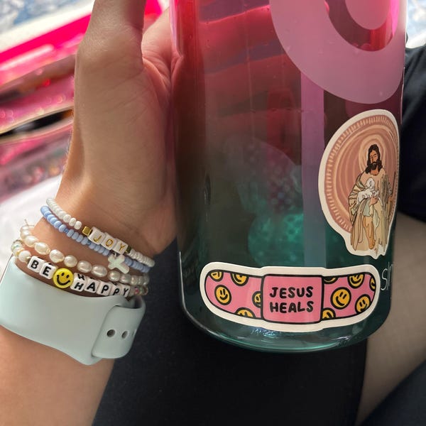 Christian Sticker Child of God Sticker Bible Verse Sticker Pink ...