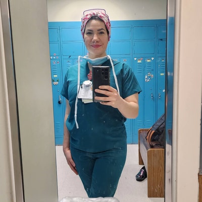 Rosie Riv Ghouls Wanna Have Fun Stretch Scrub Cap Stretchy Scrub Hat ...