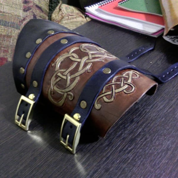 Leather Vambrace Pattern / Viking Knotwork / Digital Download - PDF ...