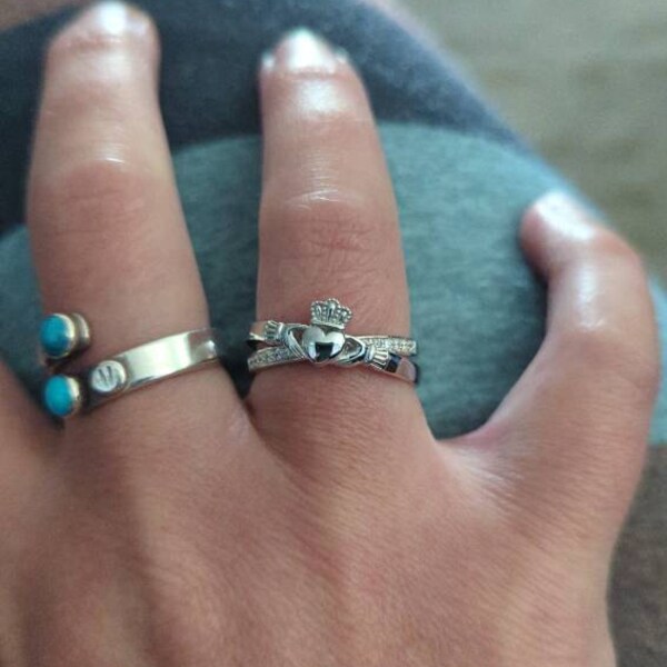Emerald Ring Irish Ring Green Gemstone Ring Irish Jewelry Ireland Gift ...
