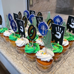 Dungeons and Dragons Cupcake Toppers/ D&D Cake Decor/party Decor/dnd ...