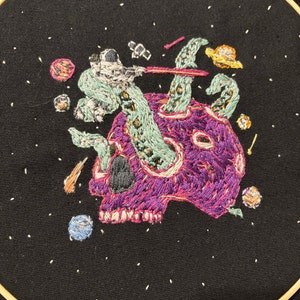 20 Gothic Anatomical Hand Embroidery Pattern Bundle , Skeleton Body ...