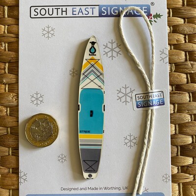 Bespoke Snowboard Christmas Tree Decoration - Etsy