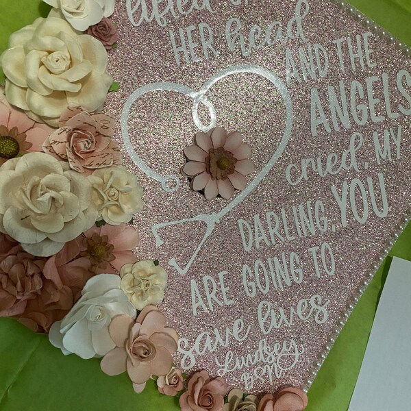 Lifted Her Head Angels Cried Graduation Cap Topper - Etsy