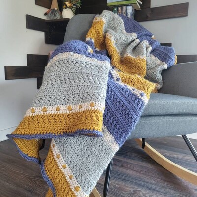 CROCHET BLANKET PATTERN for the Love of Texture Afghan - Etsy