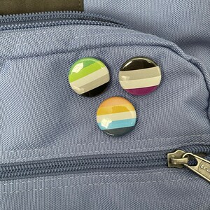 Asexual Ace Pride Flag Pin Badge Pinback Button 1 Pin - Etsy
