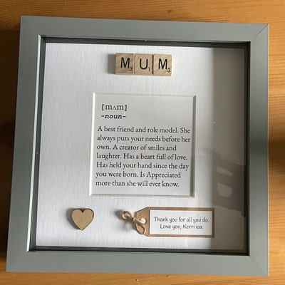 Personalised Mum Frame. Mother Meaning Frame. Mothers Day Gift. - Etsy UK