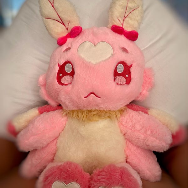 Cherry the Rosey Maple Moth Sugarbell Pal Jumbo Plush 19 Inch Stuffed ...