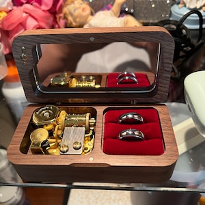 Custom Melody Music Box / Personalized Music Box With a Custom Metal ...