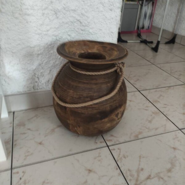 Small Old Vintage Indian Wobbling Clay Pots Wobble Pots Wobbly Pots ...