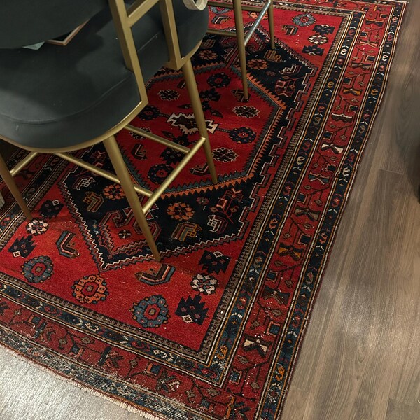 8x9 Neutral Rug, Vintage Oversize Rug, Square Rug, Bohem Decor Rug ...