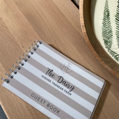 Personalised Holiday Home Guest Book, Holiday Home Visitor Book ...