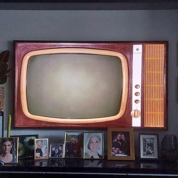 Vintage Samsung Frame TV Art, Blank Turned off Retro Tv Photo, 529 ...