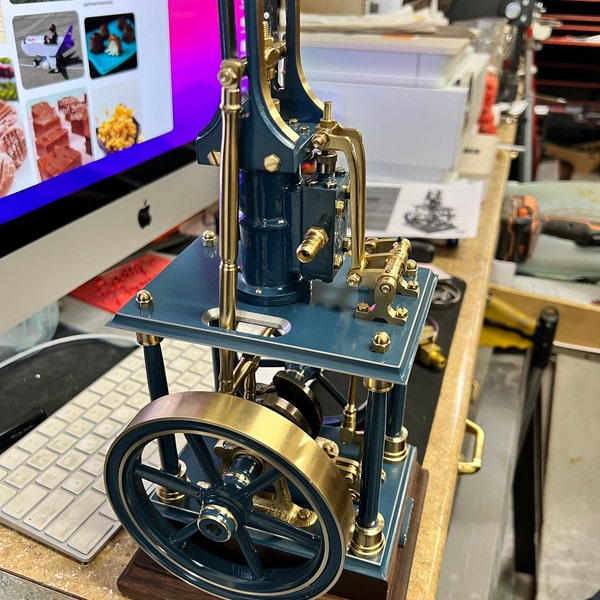PSE - Large Vertical TWIN CYLINDER Steam Engine - Etsy