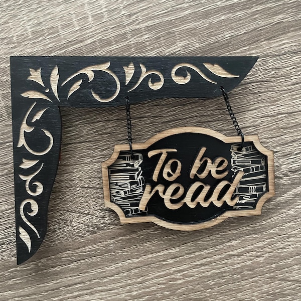 Romantasy Bookcase Sign, Romantasy Bookshelf Sign, Wooden Bookish ...