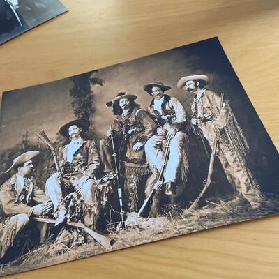 Wild Bill Hickok Hickok Buffalo Bill Cody Texas Jack Silver Halide ...