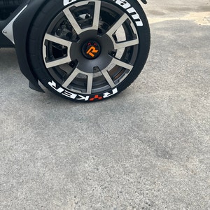 Tire Lettering SPEEDHUNTERS GOOD VIBES Permanent Raised - Etsy